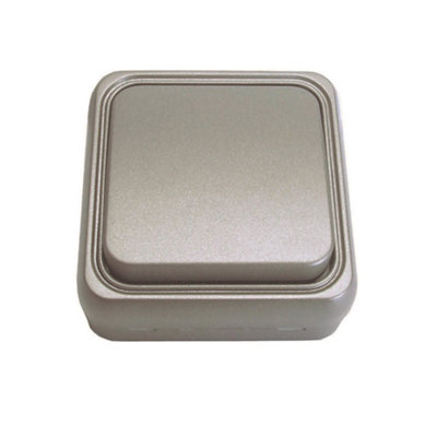 Interruptor FONTINI BF-18 aluminio · LEROY MERLIN