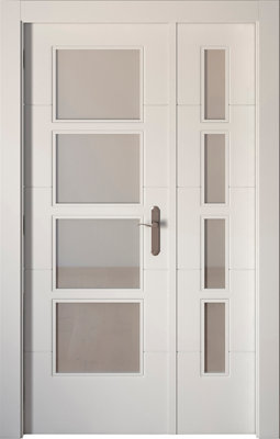 Puerta Lucerna blanco de apertura izquierda de 105 cm · LEROY MERLIN