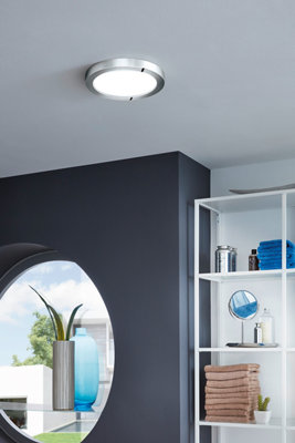 Foco led gris / plata de 22w · LEROY MERLIN