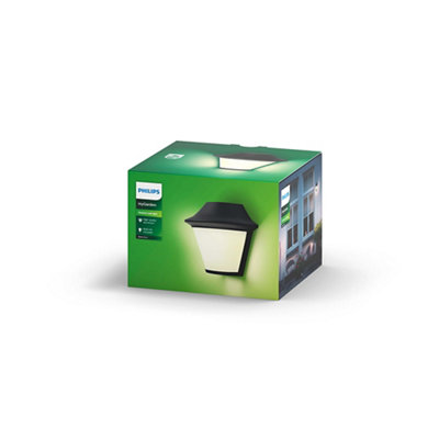 Aplique PHILIPS lantern Antracita E27 · LEROY MERLIN