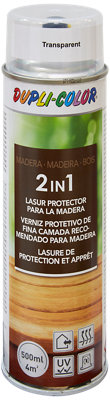Spray protector madera DUPLI COLOR transparente 0,5L · LEROY MERLIN