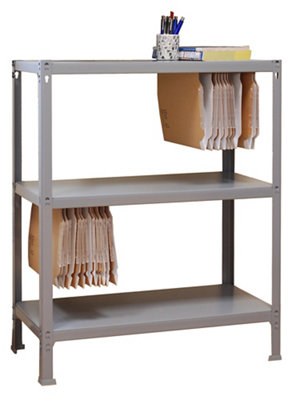 ESTANTERÍA SIN TORNILLOS FILECLICK MINI GRIS 90x80x36 · LEROY MERLIN