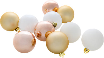 Set 10 bolas cuatro colores ø 6 cm · LEROY MERLIN