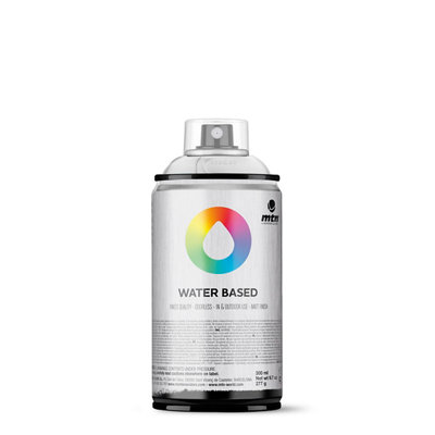 Spray pintura MONTANA WB 300 White-Semitransparent 300ml · LEROY MERLIN
