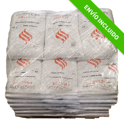 Palet de 25 sacos de pellet fireplus eider biomasa